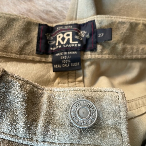 Ralph Lauren Double RL | Pants & Jumpsuits | Rrl Ralph Lauren Suede ...